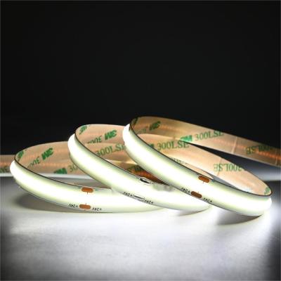 Cina 10m/roll doppie linee 600 led 12v 24v Ra80 12mm COB flessibile LED Flessibile Strip Light in vendita