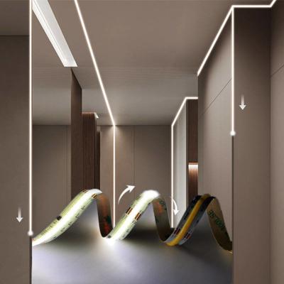 Cina 90lm/W COB LED Strip DC24V CRI90 312LED/m con colla di diga stabile e 60000 ore di vita in vendita
