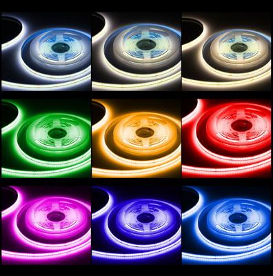 Cina 90lm/W COB LED Strip DC24V CRI90 312LED/m con colla di diga stabile e 60000 ore di vita in vendita