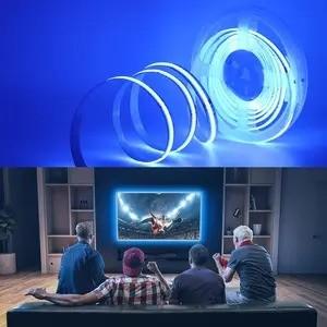 中国 COB LED ストライプ 60000 時間 作業寿命 DC12V/24V CRI90 320LEDs/m 110lm/W 販売のため