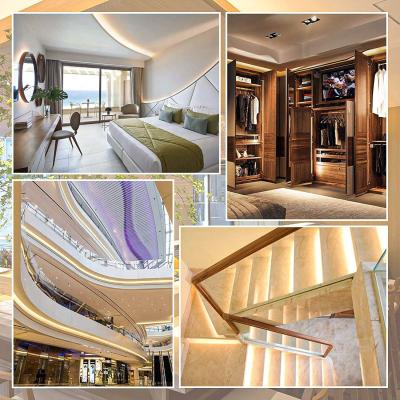 China 12V/24V Invoerspanning Flexible LED strip 3 Ra90 320led/m Warm White High Density Te koop