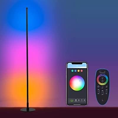 Cina Camera da letto luci per giochi RGB Camera da soggiorno Ambient Mood Light Standing LED Corner Floor Lamp in vendita