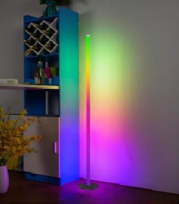 China Decoratieve verlichting van slaapkamers 1,5 m LED-kleurenveranderende vloerlamp met afstandsbediening 2 Te koop