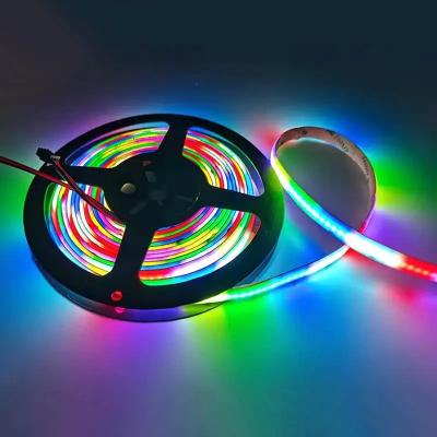 Китай Лампа Световой поток Lm 1000 24V 576LEDs/meter RGB COB LED Мягкая световая полоса Прямой хороший продается