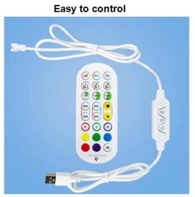 China Slaapkamer Decoratief Omgevingslicht 1,5m LED Kleurrijke kleine doos afstandsbediening vloerlamp 10000 Werkuren Te koop