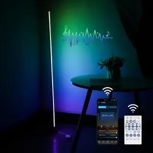 Cina Illuminazione moderna camera da letto App Wifi e controllo remoto angolo luce del pavimento in piedi in vendita