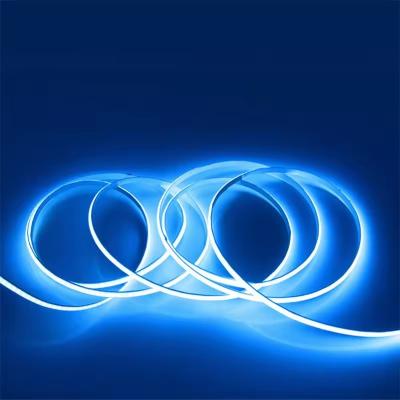 Cina 3mm impermeabile 2700k 6000k 12V 220v 5V Ultra Larghezza sottile 400leds COB LED Strip Light con 3 in vendita