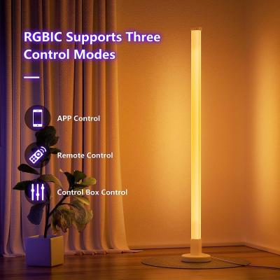Cina Luce di riconoscimento del ritmo a pavimento intelligente a controllo vocale RGBIC con più opzioni in vendita