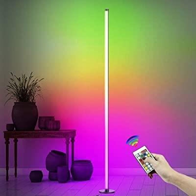 Китай Светодиодные RGB напольные лампы современный стенд напольный свет с дистанционным управлением и поддержкой диммера продается