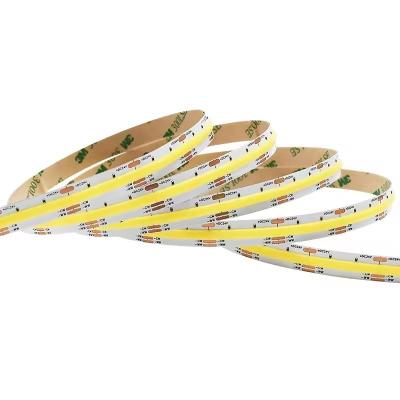 中国 設計 LED ストライプライト 560LEDS COB 12V 24V 調節可能 CCT RA90 コントローラー 電圧低下なし 販売のため