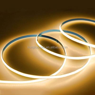 Cina 5V 12V 24V COB Strip in Blu Rosso Verde Giallo Caldo Bianco per 50000 ore in vendita