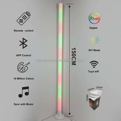 Cina Atmosphere Smart Bluetooth Led Floor Lamp con porta USB e luminaria di pavimento dimmabile in vendita
