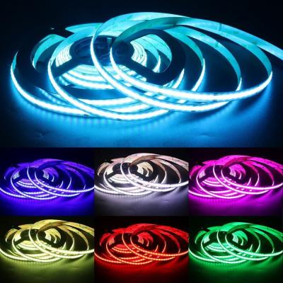 Cina 12V 24V Low Voltage Cob Led Strip Light RGB Perfetto per l'illuminazione e il design dei circuiti in vendita
