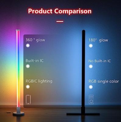 Cina 80 CRI LED Camera da letto angolo luce ambientale con telecomando e funzione di ricarica in vendita