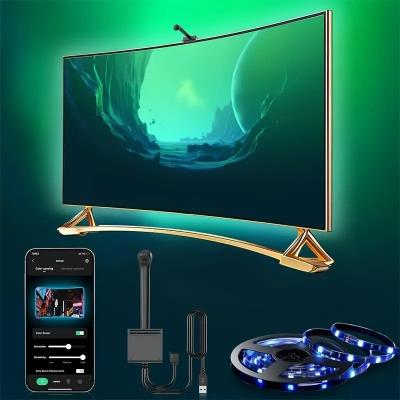 China LED Type Smd5050 Led Chip Atmosphere 16.4ft LED Strip Sync to Screen Music for Google TV for sale