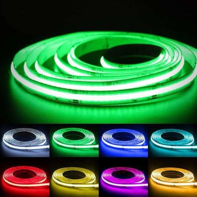 Cina 10 mm Larghezza PCB Flessibile RGB COB LED Strip Light Light Source LED Spot Free IP20 DC 12V in vendita