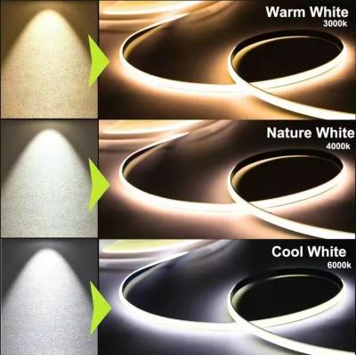 Cina DC24V 10mm CRI90 Flessibile COB Led Strip con alta densità e corrente costante in vendita