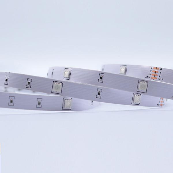 Quality Flexible Customizable Led Strip Lights IP20 18leds SMD 5050 Flexible LED Strip for sale