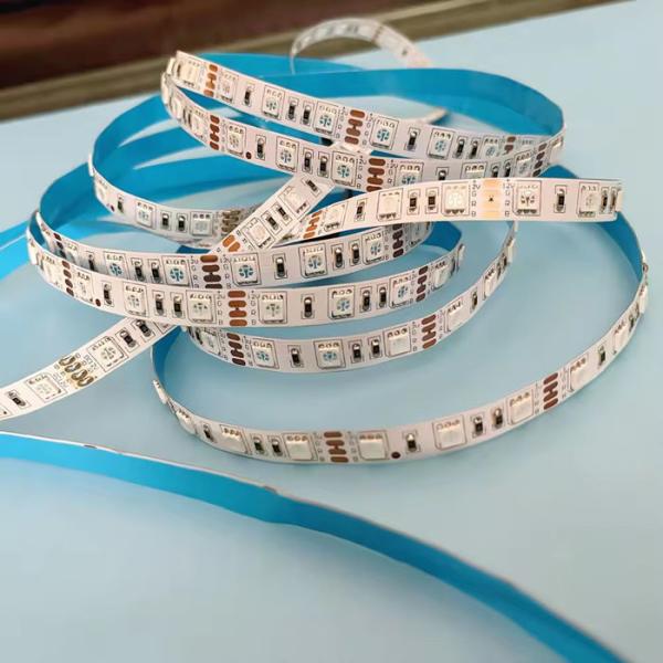 Quality 12V RGB Flexible LED Strip Light Color Changing LED Ribbon Lights IP20 for sale