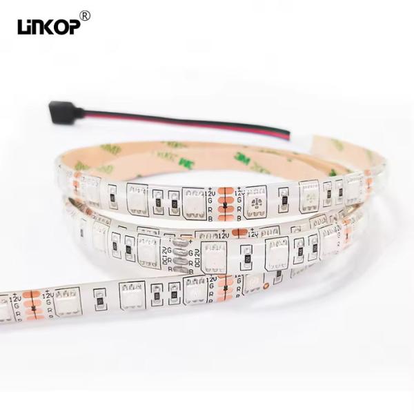 Quality Colorful 5050 Flex LED Strip Light Dimmable LED Ribbon Lights Waterproof IP65 for sale
