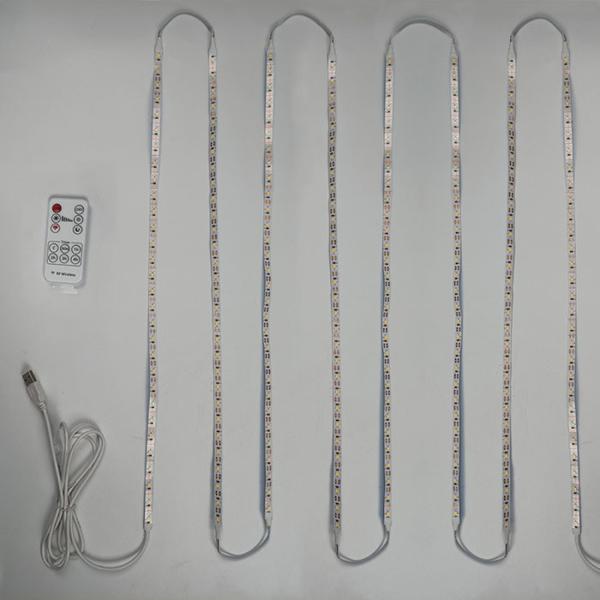 Quality 5V 2835 Single Colour Self Adhesive LED Light Strip With Wireless Controller for sale