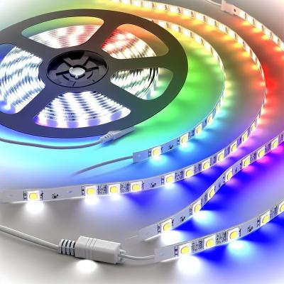 China 12V 5m 5050 RGB LED Strip Light Waterproof High Brightness LED Strip Lights OEM for sale