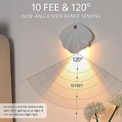 China 3000K-6000K Motion Sensor LED Light / ABS Adjustable Brightness Night Light for sale
