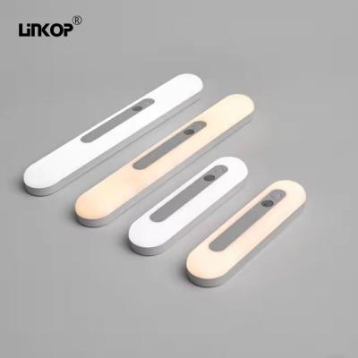 China 5V Rechargeable Magnetic LED Lights 3000K 6000K Motion Sensor LED Cabinet Light for sale