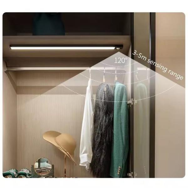 Quality 10cm-80cm LED Magnetic Motion Sensor Light Rechargeable With 120° Sensor Angle for sale