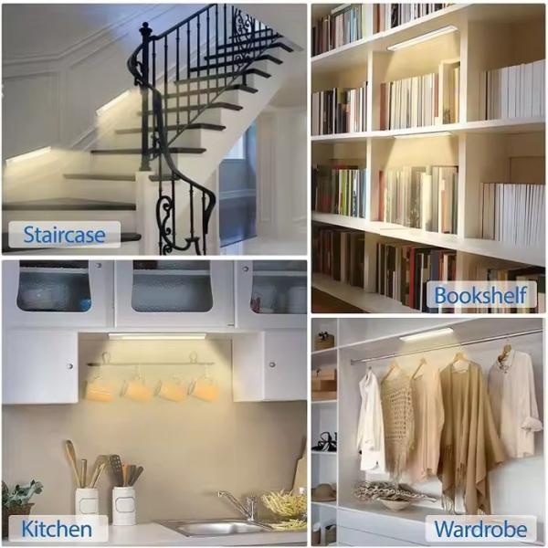 Quality 10cm-80cm LED Magnetic Motion Sensor Light Rechargeable With 120° Sensor Angle for sale