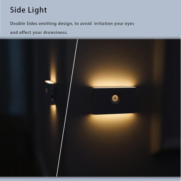 Quality Pir Motion Sensor Night Light Indoor LED Tri Color Dimming Motion Sensor Cabinet for sale