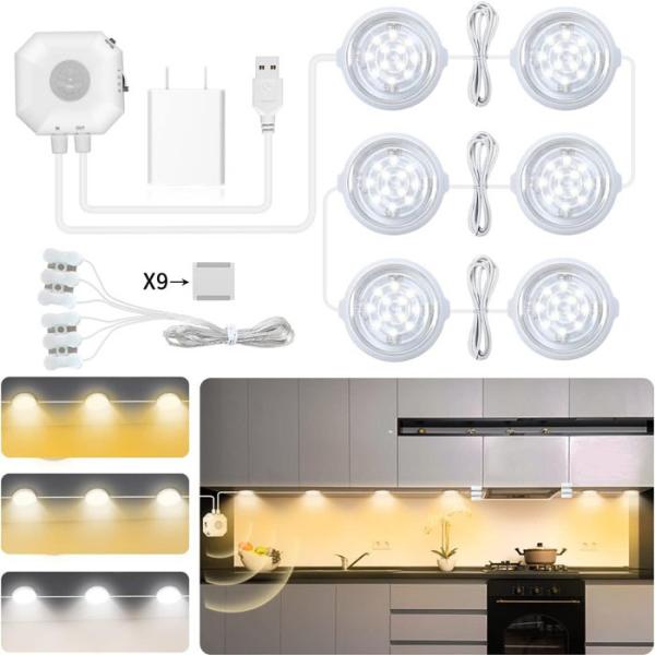 Quality 5V Battery Motion Sensor Night Light Indoor Multi Size Option for sale