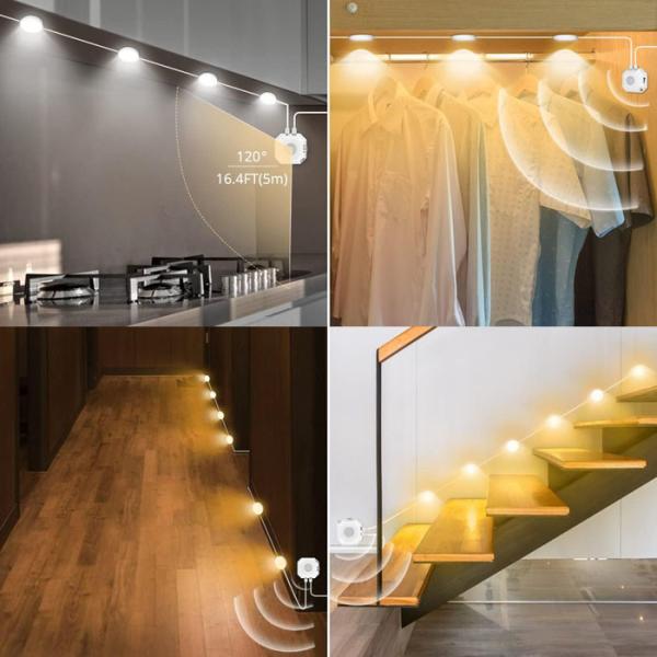 Quality 5V Battery Motion Sensor Night Light Indoor Multi Size Option for sale