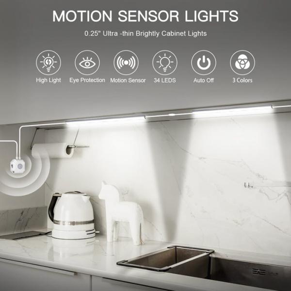 Quality 3500K 4500K 6500K LED Motion Sensor Night Light Indoor 5V USB for sale