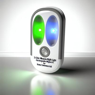 China 3 Color Rechargeable Motion Sensor Night Light Magnetic Wireless For Home Commercial OEM for sale