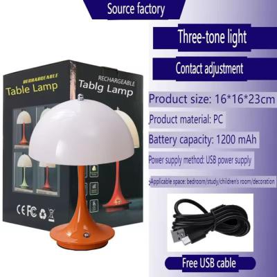 China Multifunctional Rechargeable LED Table Lamp Dimmable 2835 LED Desk Light for sale