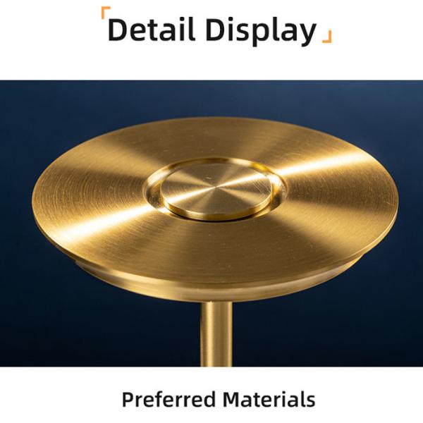 Quality 3W Rechargeable LED Desk Light 2000mAh Touch Switch Three Color Dimming Table for sale