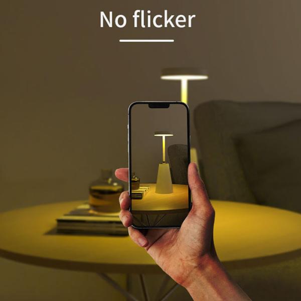 Quality Metal Rechargeable Led Table Lamp , Three Color Dimming Table Lamp 3000K 4500K for sale