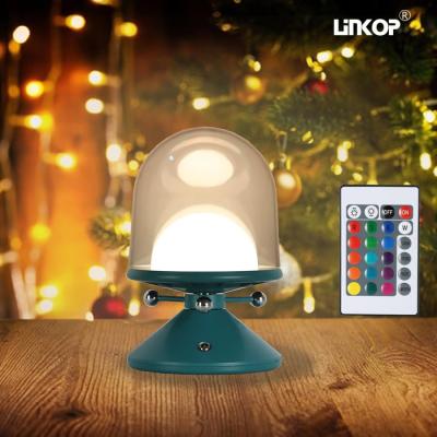 China 3000K 4500K 6000K UFO Desk Lamp Three Color Dimming Touch Sensitive Night Light for sale