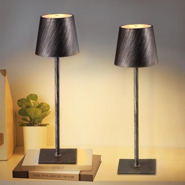 Quality 5V Rechargeable LED Desk Lamp Adjustable Brightness Tri Color Dimming Table Lamp for sale