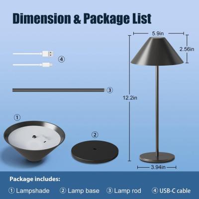 China 5V USB Charging LED Table Lamp Atmosphere 3W Adjustable LED Table Lamp for sale