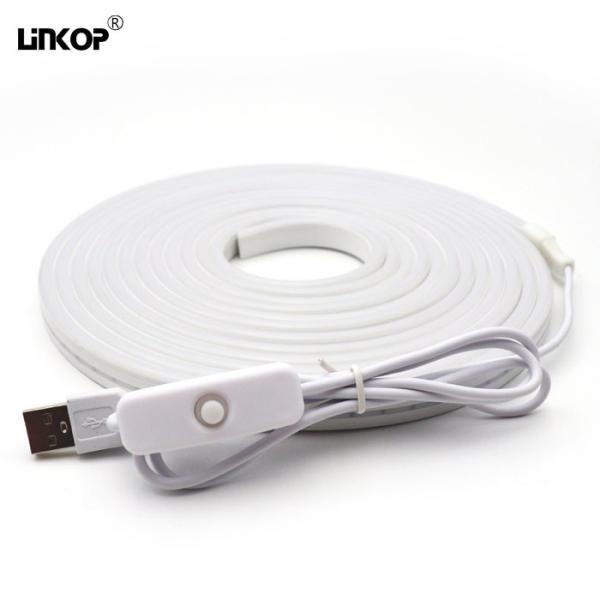 Quality Neon LED Strip Lights 5V 25mm Single Color Flexible LED Neon Silicone Tube With for sale