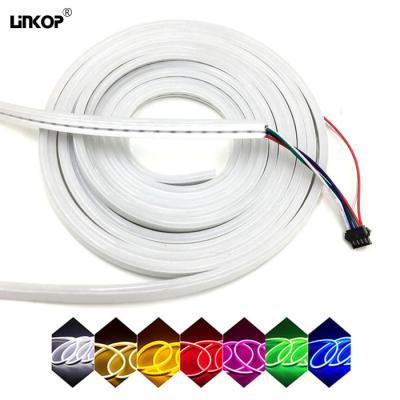China RGB Neon Strip Lights IP67 12V 6*12 Cuttable LED Neon Rope Light for sale