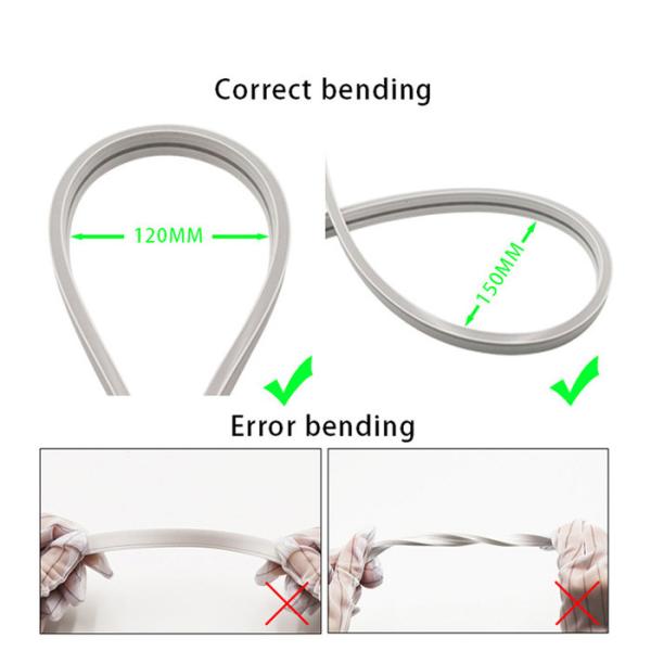 Quality RGB Neon Strip Lights IP67 12V 6*12 Cuttable LED Neon Rope Light for sale