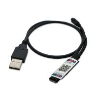 China Bluetooth Music Light Strip Led Controller 24 Key Infrared Remote Control 5v Usb for sale