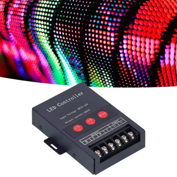 Quality Iron Shell 30a Led Rgb Controller With 4 Pin Ports And 4 Key Rf Remote Control for sale
