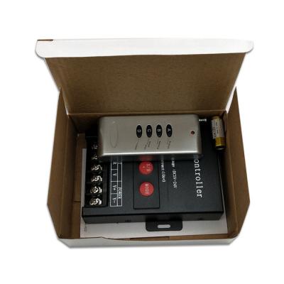 China Iron Shell 30a Led Rgb Controller With 4 Pin Ports And 4 Key Rf Remote Control for sale