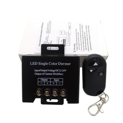China Single Color Light Strip Controller Metal Shell 30a 5-10 Meters Control Distance for sale
