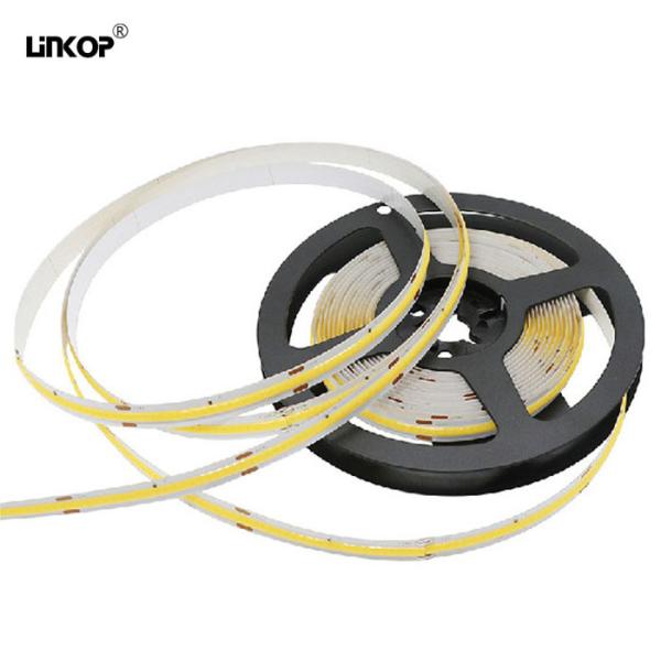 Quality 12W/m Flexible COB LED Strip Lights 5m 12v 12w/M With 320 Leds/M Single Color for sale