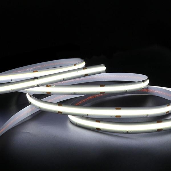 Quality 12W/m Flexible COB LED Strip Lights 5m 12v 12w/M With 320 Leds/M Single Color for sale